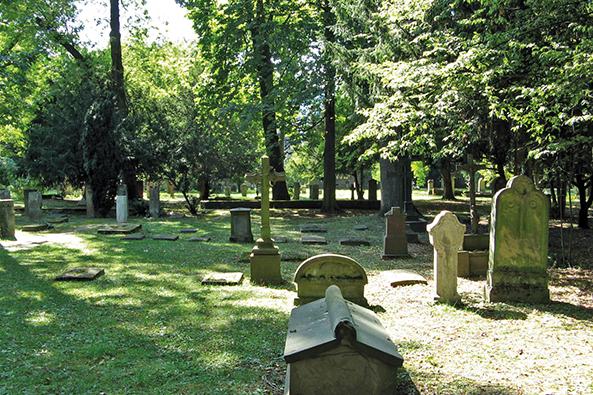 Hoppenlaufriedhof - Trips with the VVS in the Stuttgart region: VVS